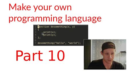 Create A Programming Language Part 10 Refactor Variable Definitions