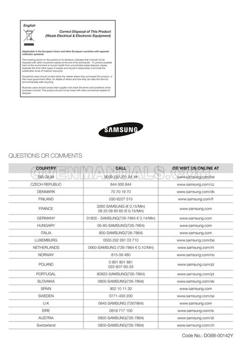 Samsung Bf641fst Metro 2fan Oven User Manual