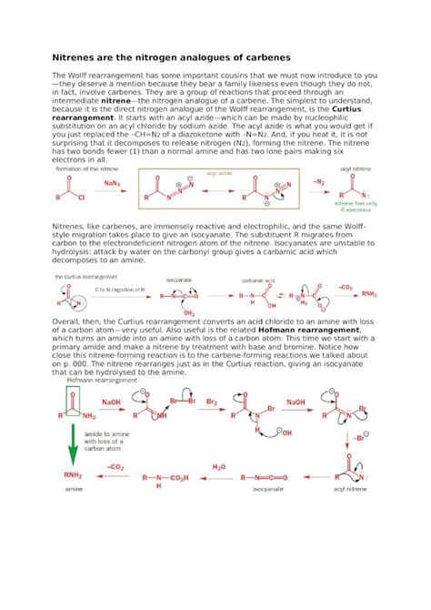 DOCX Nitrenes Reactions Organic Chemistry DOKUMEN TIPS