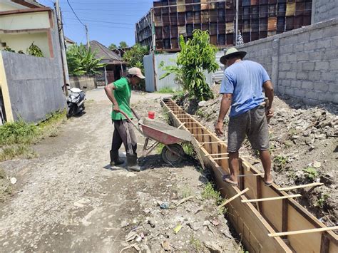 Pembangunan Saluran Drainase Jalan Gemitir Gang Suli B Br Biaung