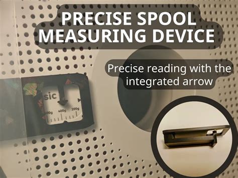 Precise Filament Spool Measuring Device Meter By Patrick Makerworld