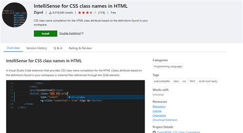 How To Fix CSS Class Name Completion Not Working For Php Files
