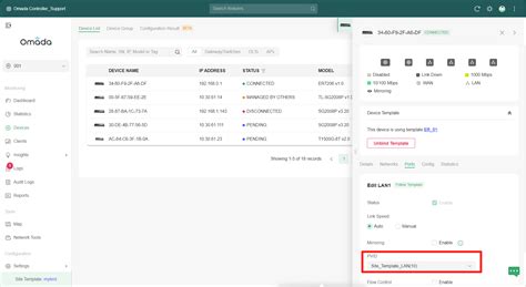 How To Configure Site Template Feature On Omada Controller การสนับสนุนเครือข่าย Omada