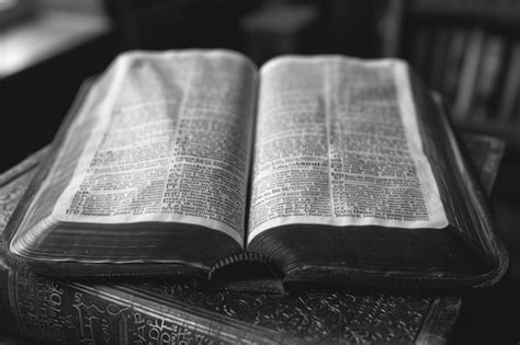 Premium Photo An Open Book Sitting On Top Of A Wooden Table Suitable