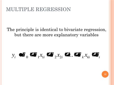 ppt bivariate and multiple regression powerpoint presentation free