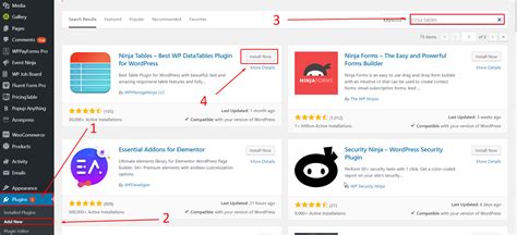 How To Install And Update Ninja Tables In Wordpress