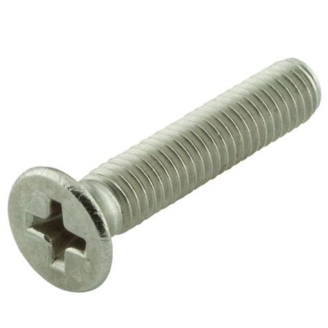 Everbilt M8 125 X 45 Mm Stainless Steel Flat Head Phillips Metric Machine Screw 844168 The