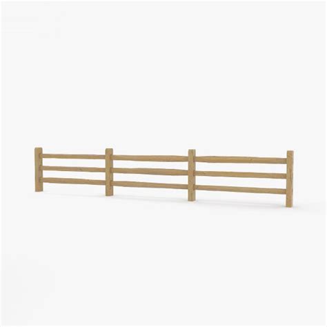 3d Split Rail Split Rail Model Turbosquid 1465450