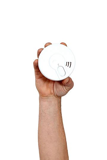 Hand Holding A Sensor Device Ionization Household Home Detection Png