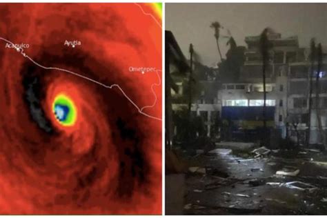 Destrucci N En Acapulco Tras El Paso Del Hurac N Otis Mx Estaci N
