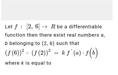 Let F R→ R Be A Differentiable Function Having F 2 6 F 2 148