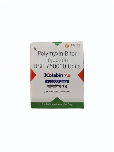 Polymyxin B Injection 25 Mg At Rs 2200vial In Mumbai Id 2852182859773