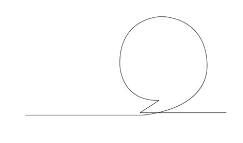 Continuous Line Drawing Of Doodle Speech Bubble 41156149 Vector Art At Vecteezy