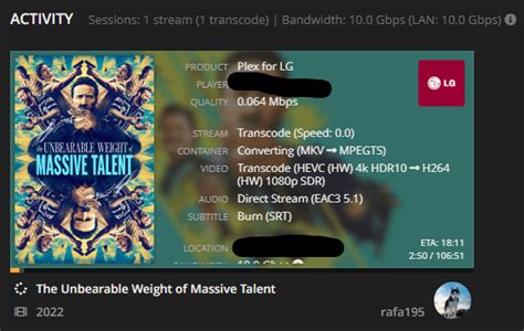 content buffering when using hardware transcoding r plex