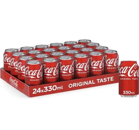 Coca Cola Original Taste 24 X 330ml Cans £1599 Picclick Uk