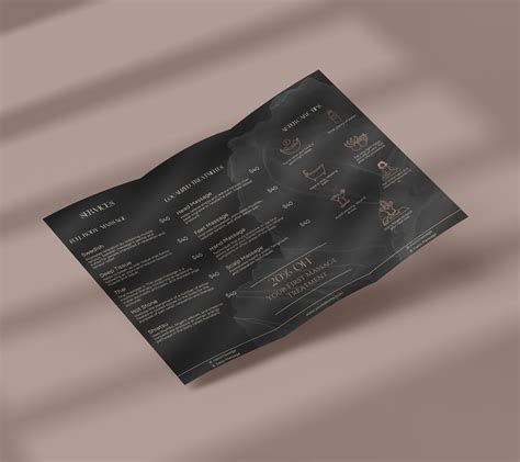 Massage Trifold Brochure I Massage Therapist Brochure I Etsy