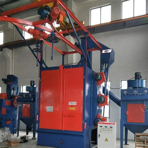 Lpg Gas Cylinder Hanging Chain Type Shot Blating Machine Overhead Conveyor Shot Blasting System