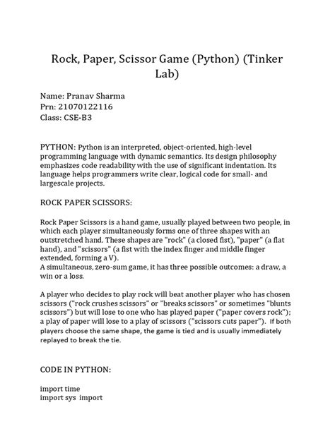 Mathematical Game Pdf Python Programming Language Computer