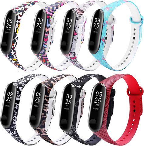 Monuary 8 Piezas Correa Para Xiaomi Mi Band 3 4 Pulsera Banda Amazon