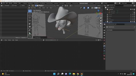 Bezier Curves Why Can T I Add Geometry Nodes Modifier Blender Stack Exchange