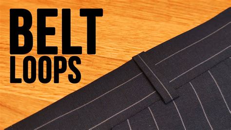 The Ultimate Striped Belt Loop Tutorial Hand Finished And Machine