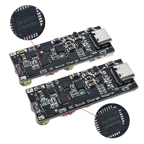 Mạch Sạc Nhanh Hỗ Trợ Qc4 0 Pd3 0 Có Cổng Usb Type C Mạch Buck 6