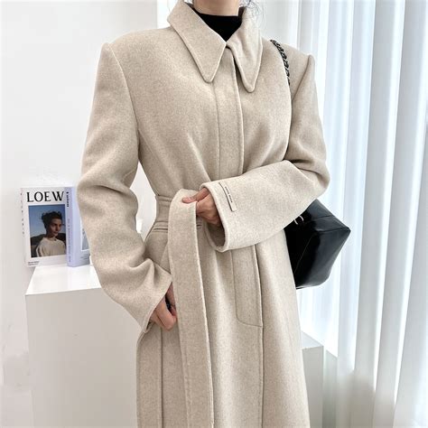 울90 백화점퀄리티 패딩조끼안감 히든 핸드메이드 롱코트 3color