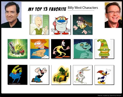 My Top 13 Favorite Billy West Characters Example By Toongirl18 On