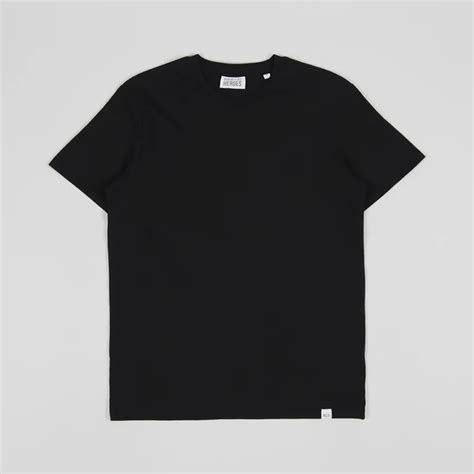Working Class Heroes Mens Ss Basic Organic Cotton T Shirt Black
