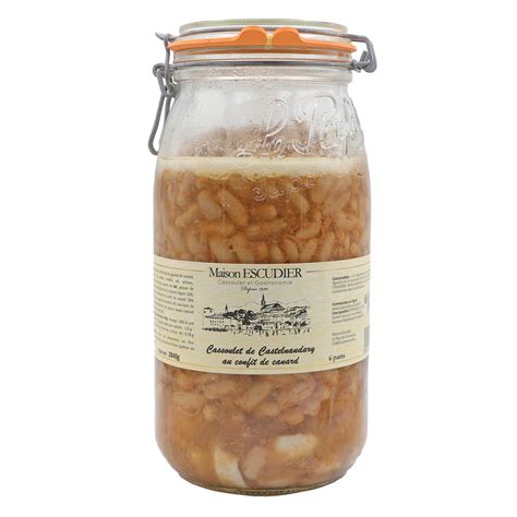 Cassoulet de Castelnaudary au confit de canard Maison Escudier Cassoulet à Montpellier