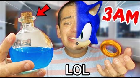 Youtuber Turns Into Sonic At 3am Youtube
