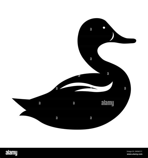 Plastic Duck Black Background Stock Vector Images Alamy