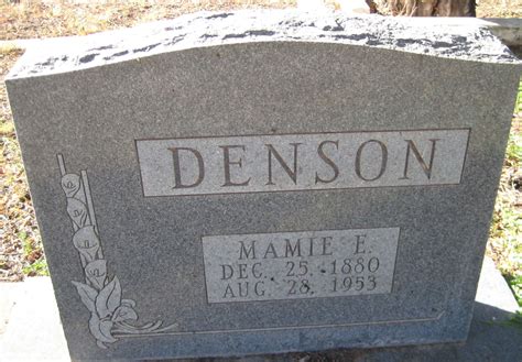 Mamie E Davis Denson 1880 1953 Mémorial Find A Grave