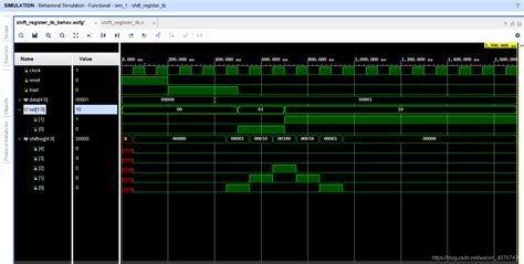 Verilog移位寄存器仿真（程序逐句解释）移位寄存器仿真加菲~的博客 Csdn博客