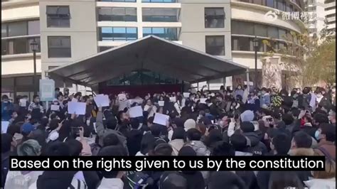 Public Lecture Demanding Democracy And Freedom Of Speech At Tsinghua