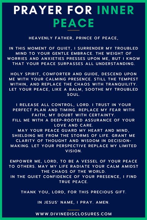 33 Powerful Prayers For Peace Of Mind In 2025