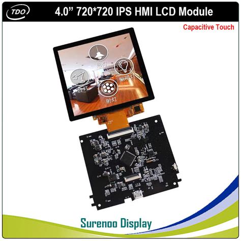 4 0 นิ้ว 720 720 Hmi สมาร์ทอัจฉริยะ Ips Tft Lcd โมดูลจอแสดงผล W แผง
