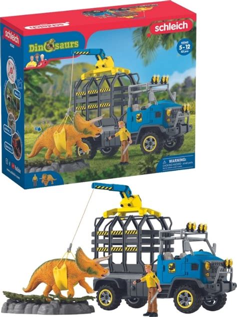 Schleich Dinosaur Transportmission 42565 Med Dinosaur Figur Og