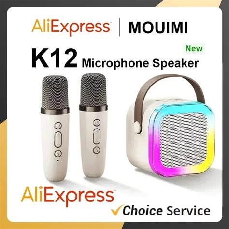 서브 우퍼mouimi K12 미니 스피커 다채로운 조명 마이크 확 무선 블루투스 학생 집 Ktv 노래방 티몬