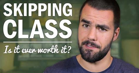 the cost of skipping a class and how to do it correctly