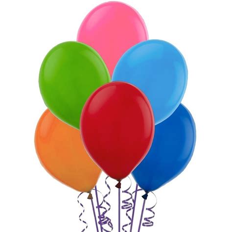 Coloured Assorted Balloons Pack Of 20 Big W