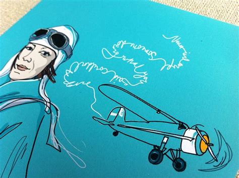 Detail Shot Of The Amelia Earhart Print Wall Of Femme Is A Series