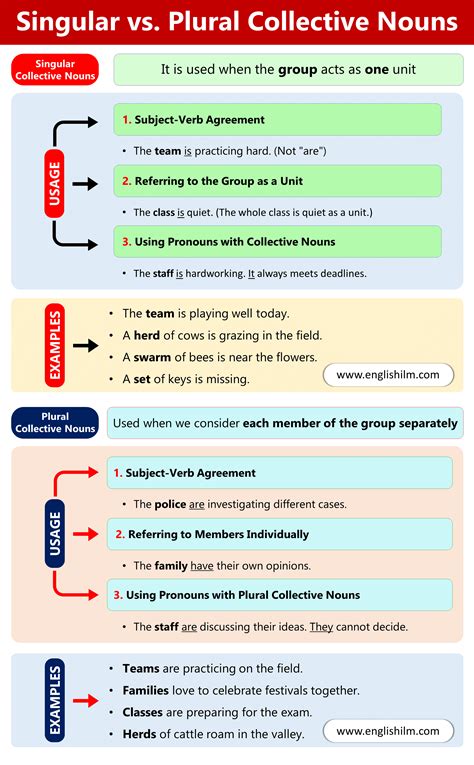 Singular Vs Plural Collective Nouns • Englishilm
