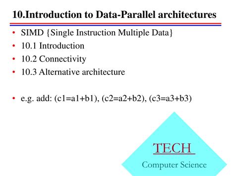 Ppt 10introduction To Data Parallel Architectures Powerpoint Presentation Id1734815