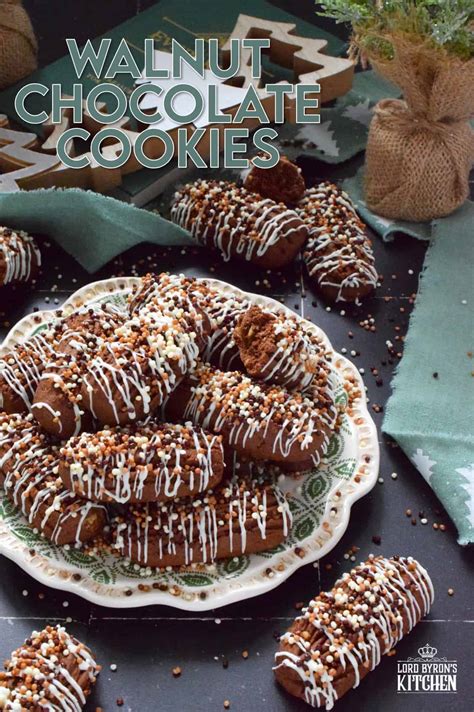 Walnut Chocolate Cookies Lord Byrons Kitchen
