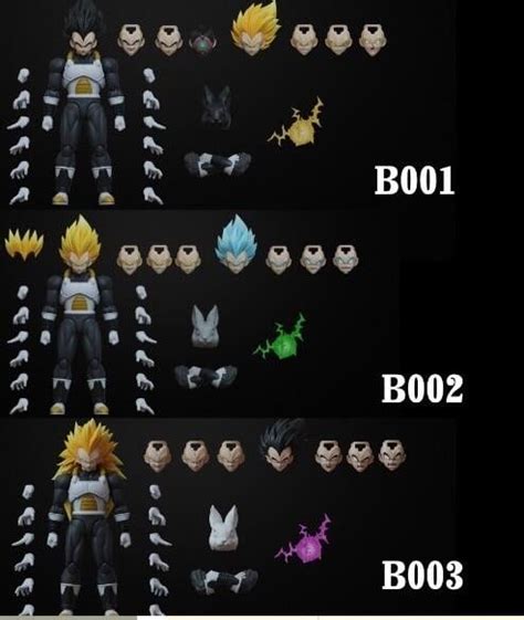 【杯麵宅品】現貨 Kong 幻模 B001~rb001 七龍珠 貝吉塔 達爾 可動人偶 Shf比例 露天市集 全台最大的網路購物市集