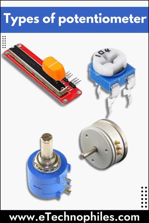 10 Types Of Potentiometer How To Choose Applications Artofit