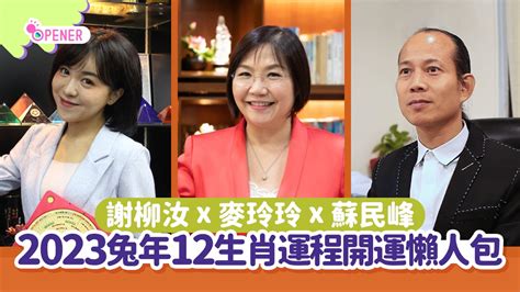 兔年運程｜麥玲玲x蘇民峰x謝柳汝 12生肖桃花財運事業開運大合集