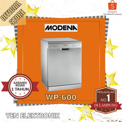 Jual Modena Dishwasher Wp 600 Mesin Cuci Piring Garansi Resmi Modena