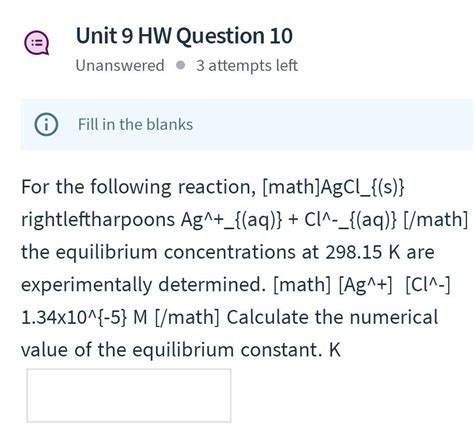 Solved Unit 10 HW Question 4 Unanswered 3 Attempts Left 0 Chegg